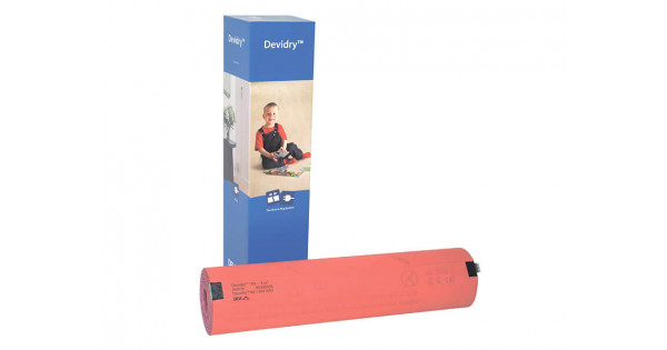 Elektrinio šildymo kilimėlis Devi, DEVIdry-55, 1x2 m (2 m2) 77W | UAB „Tai, ko reikia“